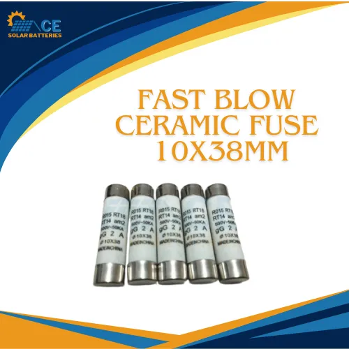 10PCS RO15 RT18 - 10x38 Fast Blow Ceramic Fuse 10x38mm Fuse 500V 1A 2A ...