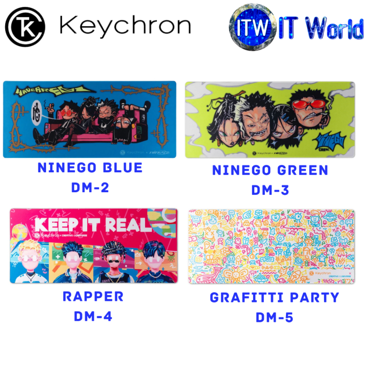 Itw | Keychron Mouse Pad Ultra Smooth Surface (NINEGO Blue | NINEGO ...
