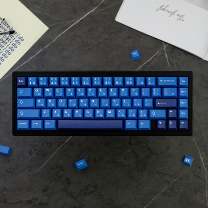 【Keycap Only】GMK Striker Keycaps 129 Keys Cherry Profile PBT Five-Sided ...