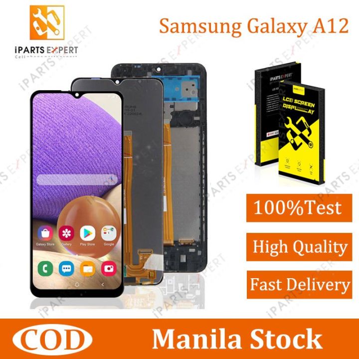 IPARTSEXPERT Original LCD for Samsung Galaxy A12 LCD Display Touch ...