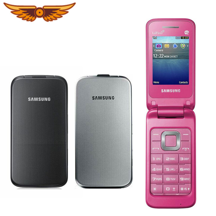 Original Samsung flip phone C3520 2.4 Inch English Keyboard phone 3G ...