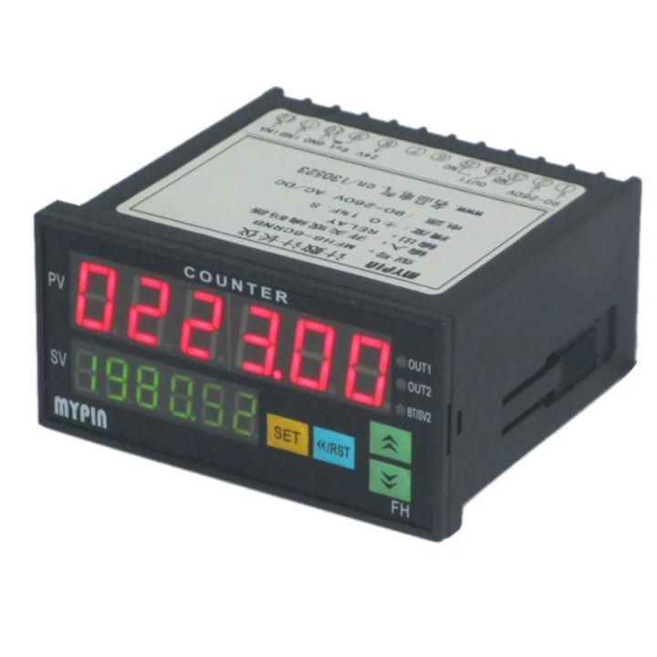 MYPIN Counter Length Batch Meter 1 Preset Relay Output Count Meter ...