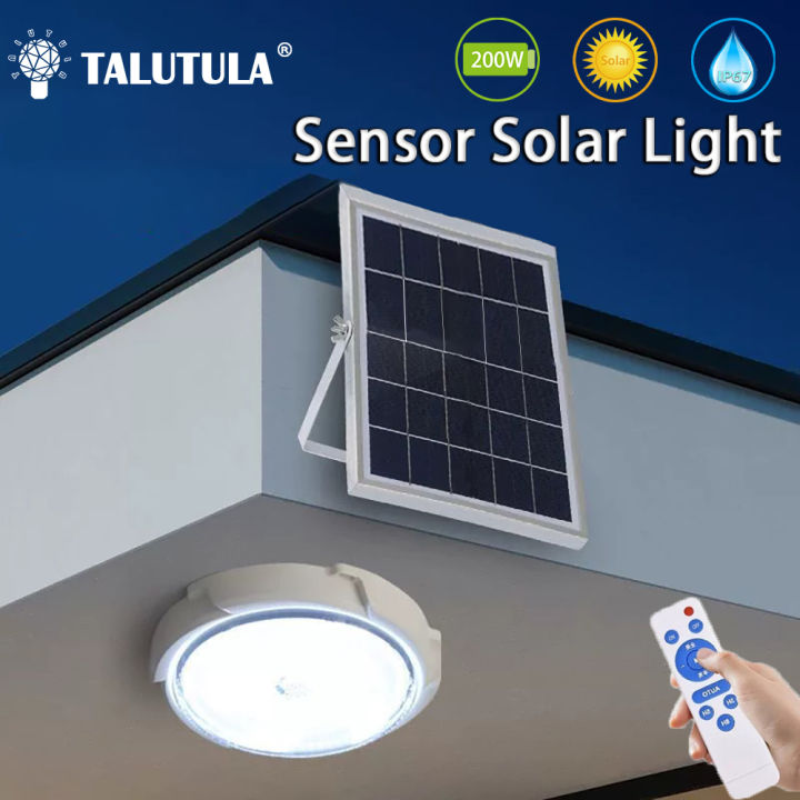 Original Outdoor Solar Sensor LED Light IP67 Waterproof with Solar ...