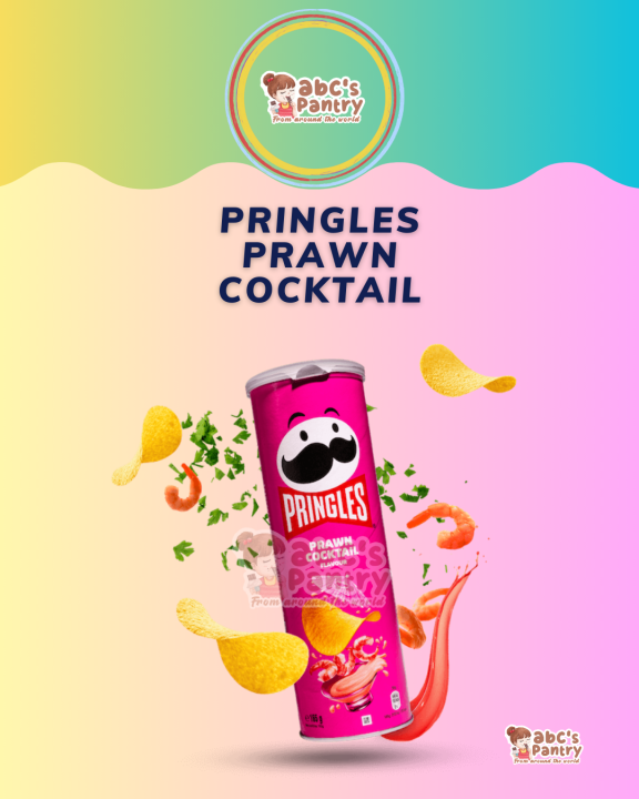 PRINGLES UK | Prawn Cocktail Flavor Potato Chips | 165g | Lazada PH