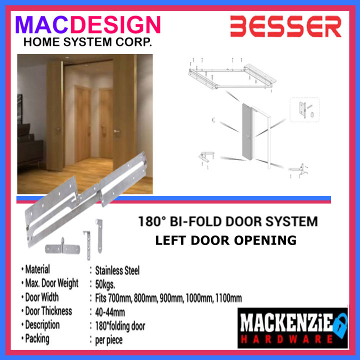 180 DEGREE BI FOLD DOOR SYSTEM LEFT RIGHT DOOR OPENING MACDESIGN HOME ...