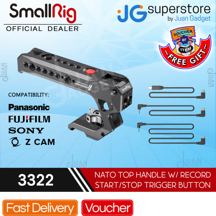 SmallRig NATO Top Handle with Record Start/Stop Remote Trigger ...