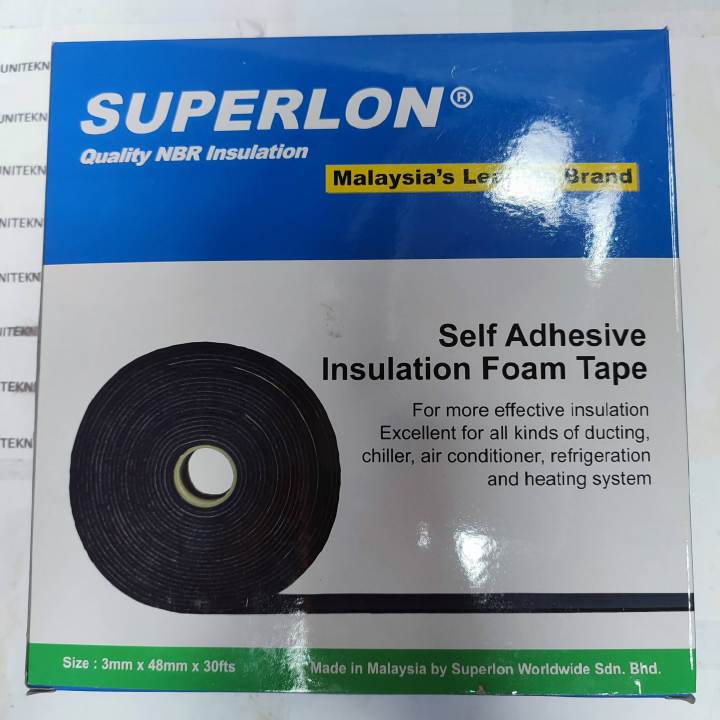 INSULATION SHEET FOAM TAPE SUPERLON 9 METER | Lazada Indonesia