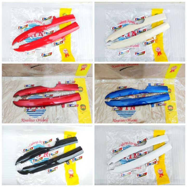 LIS LIST COVER DEK SAMPING UNDER SIDE BAWAH SCOOPY FI 2013-2016 HITAM ...
