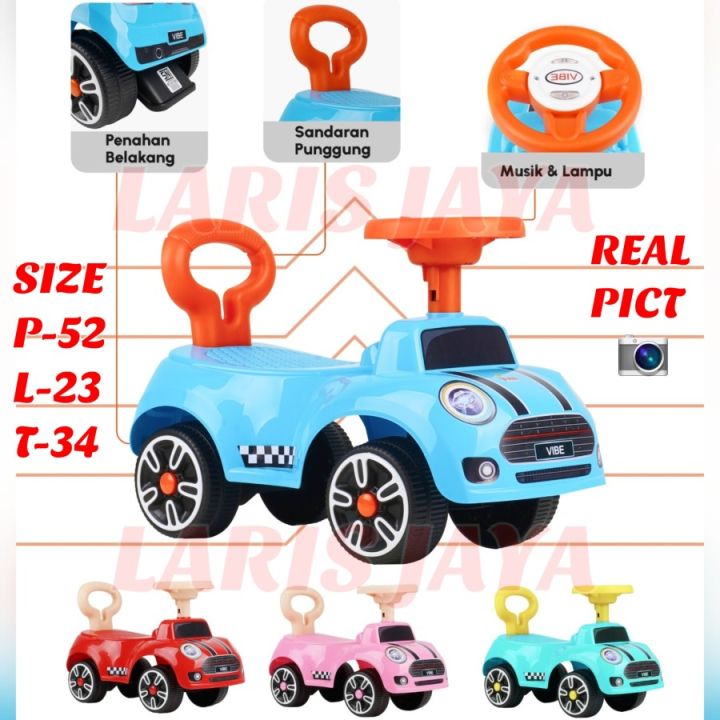 Mobilan mainan anak tolocar pmb k-618 vibe mobilan mini cooper FTF new ...