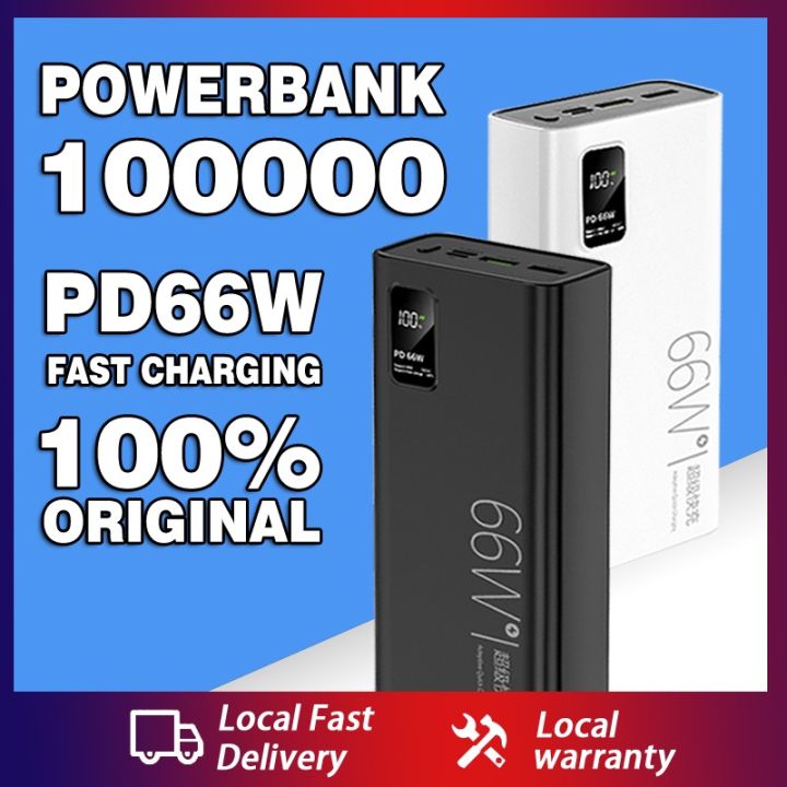 Power Bank Ultra Fast Charging 100000mAh PD 66W Power Bank Flash ...