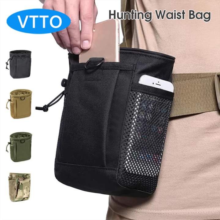 VTTO Dump Pouch Molle Drawstring Magazine Dump Pouch Adjustable Utility ...