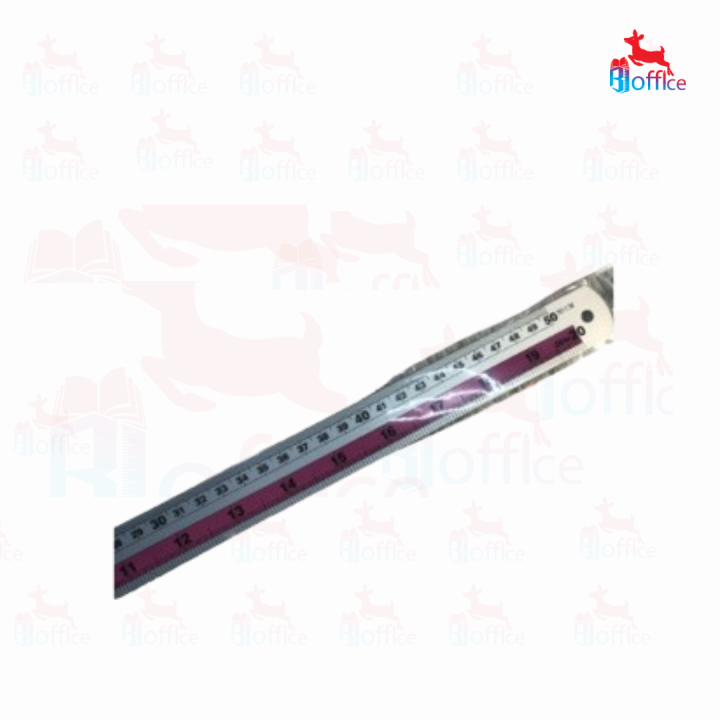 PENGGARIS MISTAR 50 CM ALUMINIUM BESI WARNA WARNI PERLENGKAPAN SEKOLAH ...