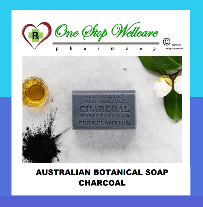 Australian Botanical Pure Plant Oil Soap Bars Charcoal 200g Lazada
