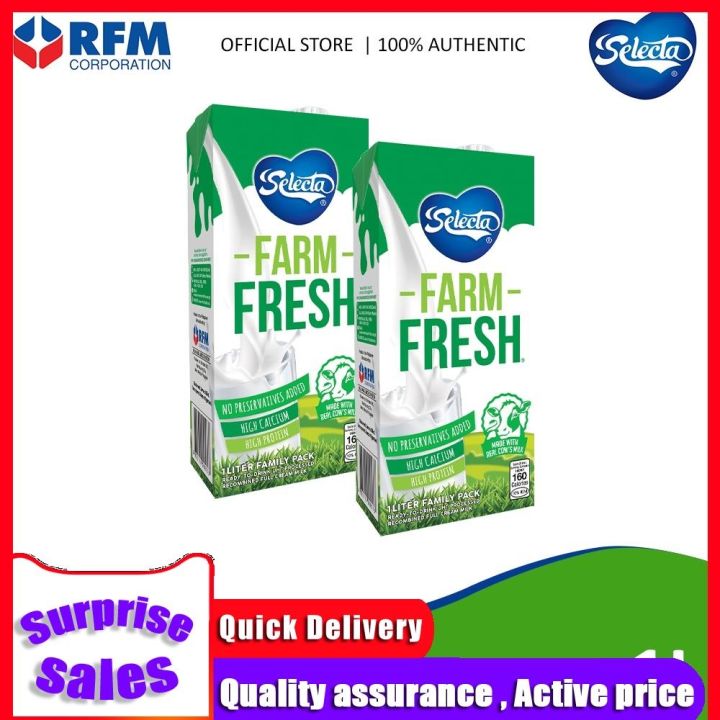 Selecta Farm Fresh Milk 1 Liter - set of 2s | Lazada PH