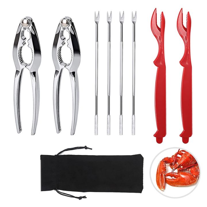 Crab Crackers and Tools, Lobster - 2 Crab Leg Crackers and 4 Crab Leg ...