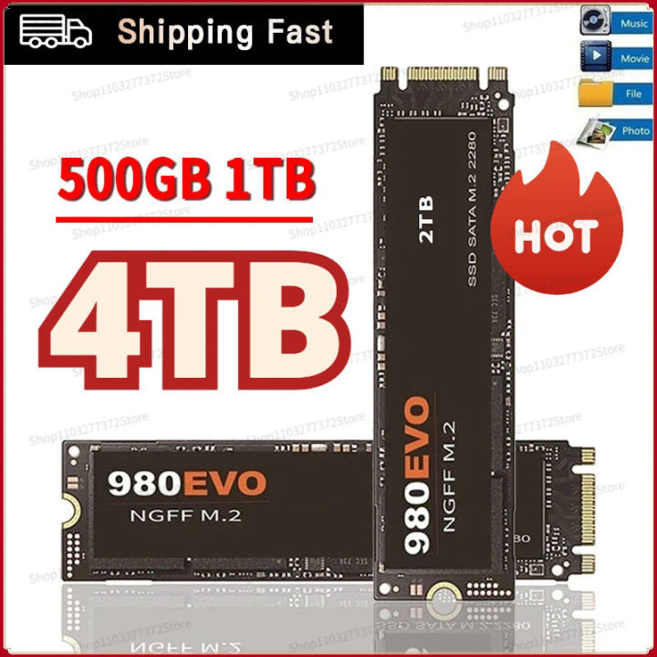 2023 4TB 980 evo 990PRO 980 PRO M.2 SSD 500GB 1TB 2TB nvme pcie Internal Solid State Hard Drive ...