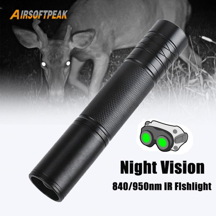 850Nm/940Nm LED Infrared Flashlight Zoomable IR Illuminator Hunting Night Vision Torch Linterna ...