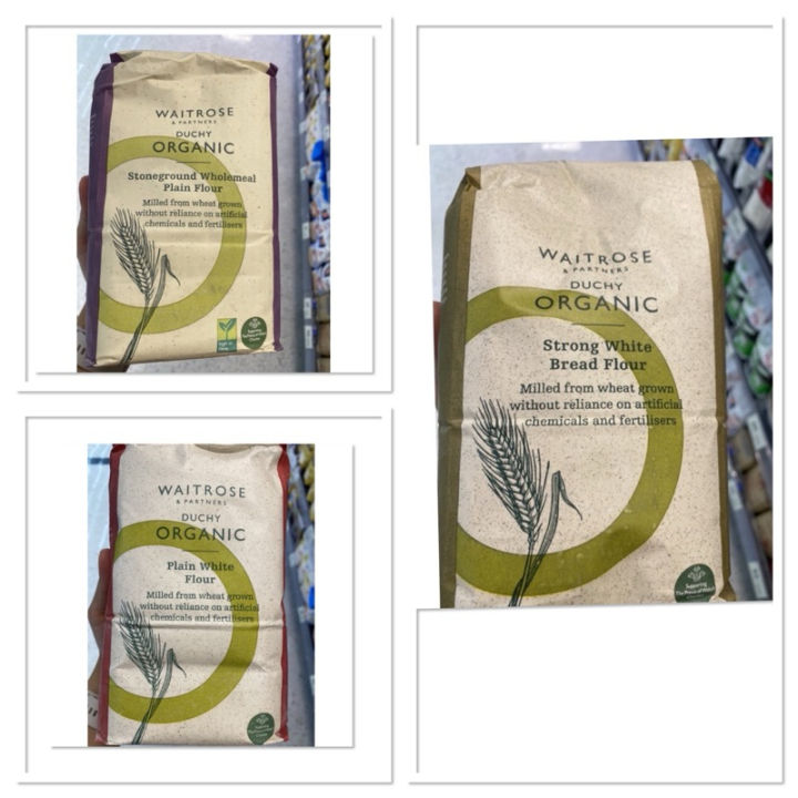 แป้งสาลี ออร์แกนิค 1.5 kg. Organic Plain White Wheat Flour Duchy ...