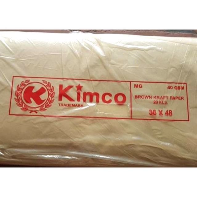 Kimco Brown Kraft Paper (36 X 48) | Lazada PH