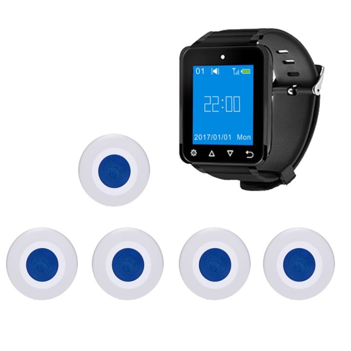 Medical Alert Waterproof Watch Smart Elderly Call Light with Table ...