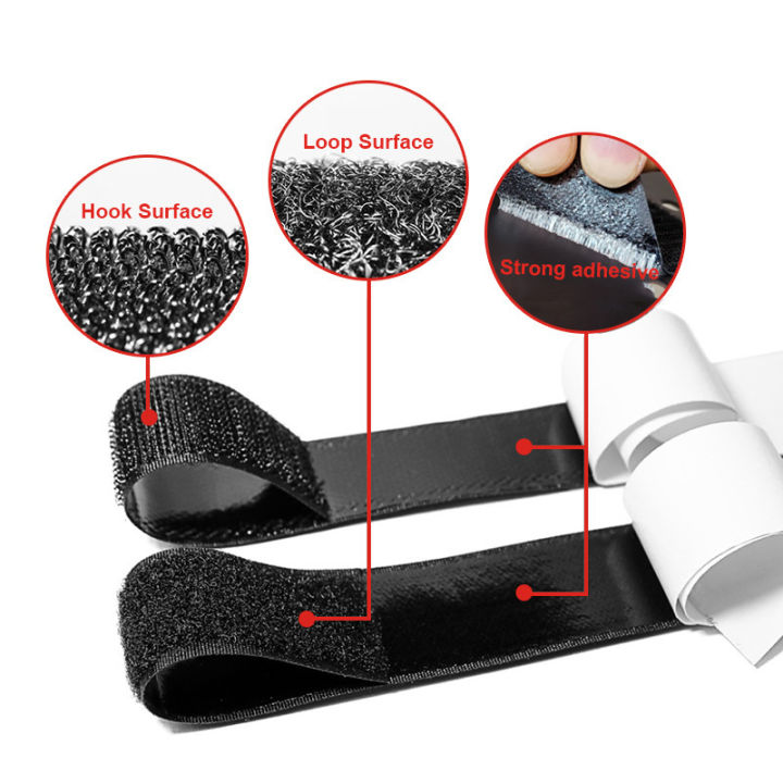 3M Velcro tape Hook & Loop Velcro Fastener Mosquito Net Double Side ...