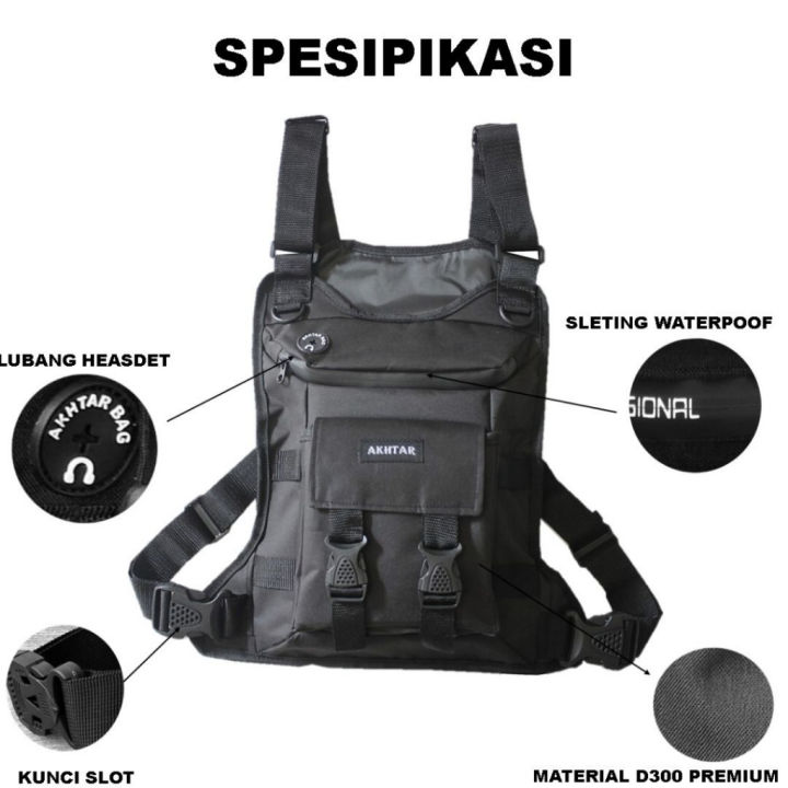 Tas Pria Simpel Tas Dada Tactical Rig Bag Outdoor | Lazada Indonesia