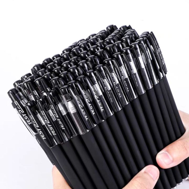 Gel pen 0.5 black round pen student with a signature pen carbon pen ink ...