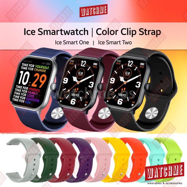 Ice Smartwatch Clip Strap, Color Series 22mm, Sport Band Style, 17 ...