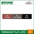 Boysen Color Series Permacoat Flat Latex Flat Black B791 Acrylic Latex ...
