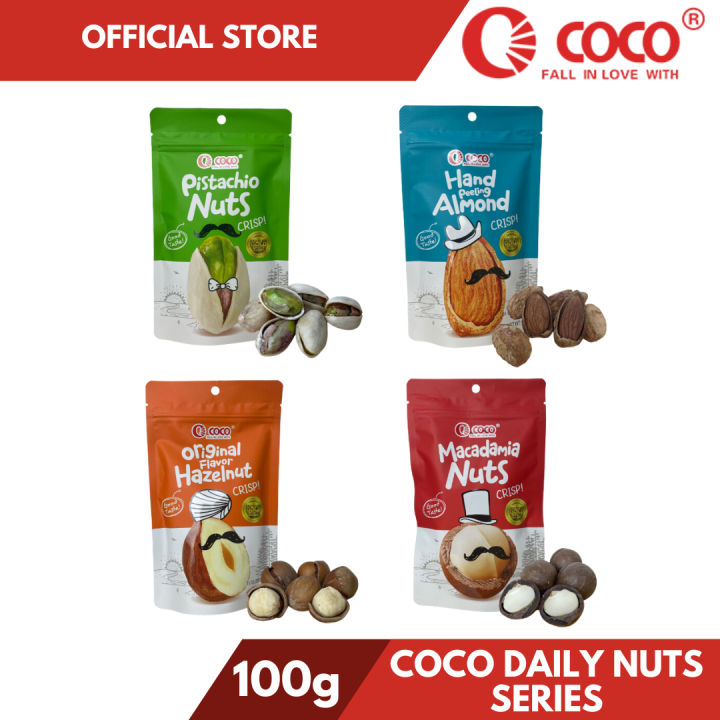COCO Daily Nuts Series | 100grams | Macadamia | Almond | Hazelnut ...
