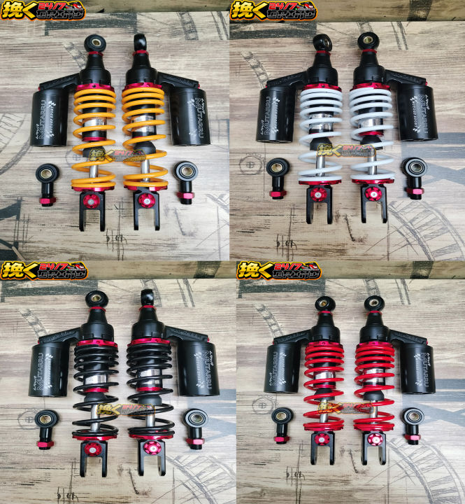 MUTARRU REAR SHOCK BLACK SERIES VERSION 2 285mm-305mm FOR AEROX / NMAX ...