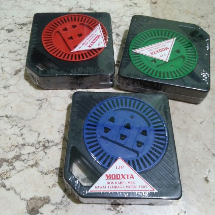 PAKET 3 PCS BOX KABEL BOX ROLL ROL GULUNGAN 3 METER MODXTA SNI TERMINAL ...