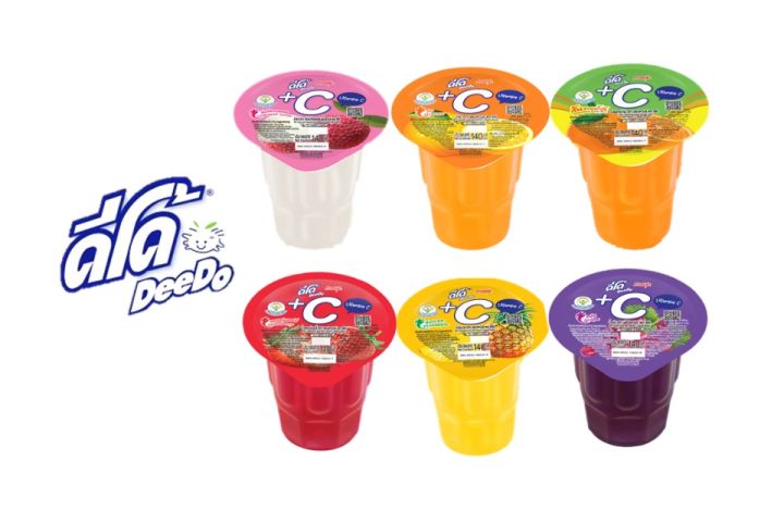 ยกลัง ดีโด้ Deedo รสส้ม,,รสลิ้นจี่,รสสตอเบอรี่,รสองุ่น ( 1 ลัง 72 แก้ว ...