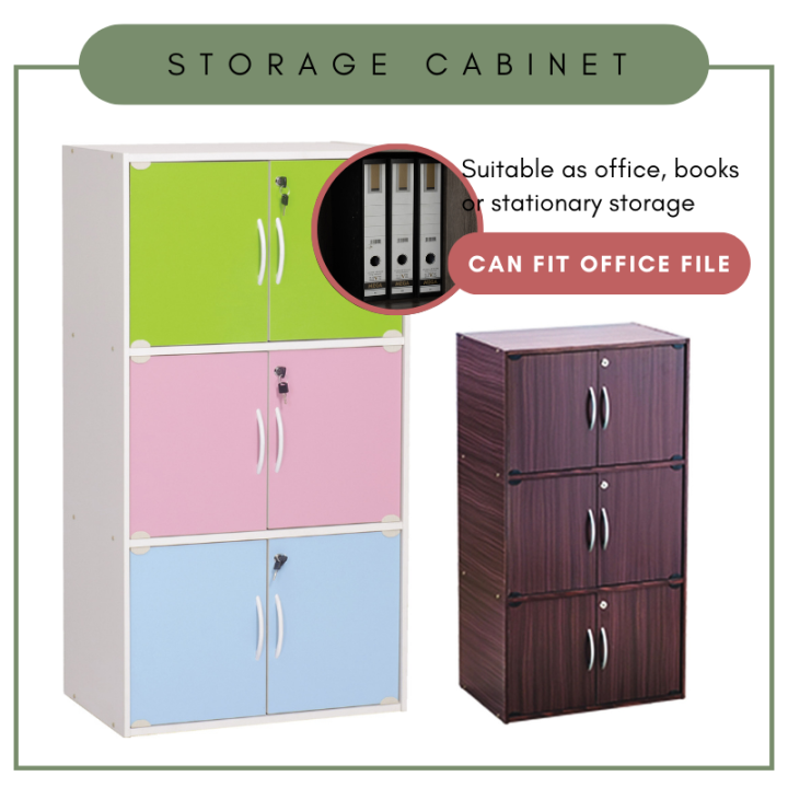 ALiST - CODEY 6 Doors Locker Cabinet / Storage Box With Lock /Almari ...