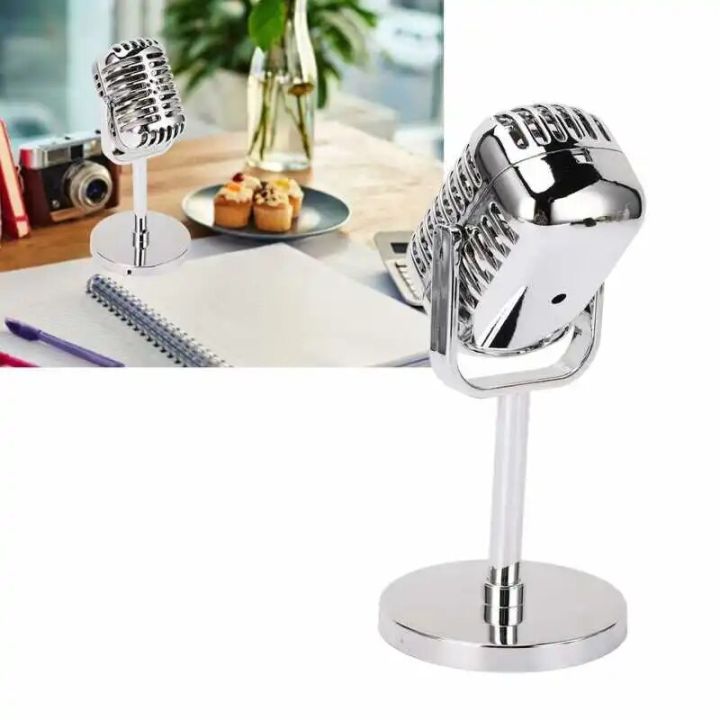 Emma Portable simulation of retro microphone prop model for decorative ...