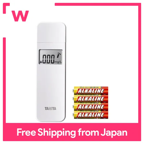 Tanita Alcohol Checker White (4 batteries per pack) EA-100 WH Alcohol detector Self-check ...