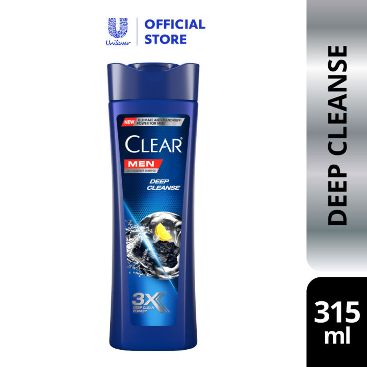Clear Men Deep Cleanse Anti-Dandruff Shampoo 315ml | Lazada
