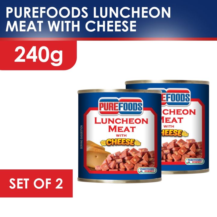 Purefoods Luncheon Meat Cheese (240g) Set of 2 | Lazada PH