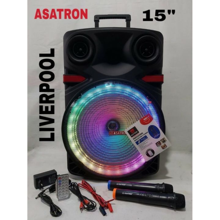 SPEAKER ASATRON LIVERPOOL 15 INCH PORTABLE MEETING ASATRON 15INCH ORI ...