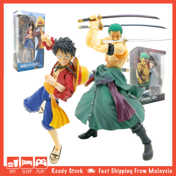 Oem 18cm SHF One Piece Monkey D Luffy Roronoa Zoro Variable Action ...