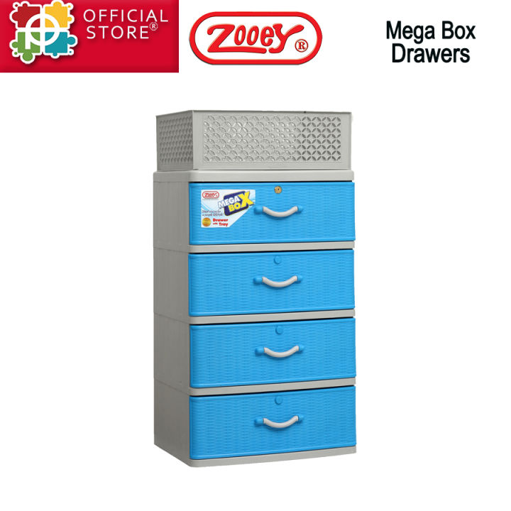 Zooey MEGA BOX Drawer 4 Layer Stock No. 399-4L | Lazada PH