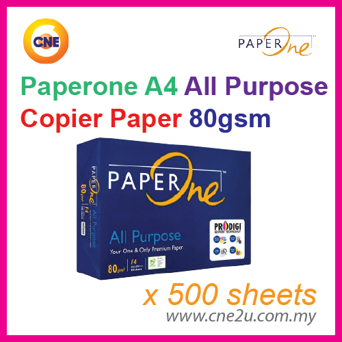 Paperone A4 All Purpose Copier Paper 80 gsm (500 sheets) / A4 Paper ...