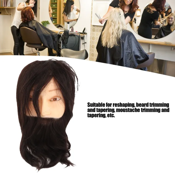 Đầu Ma Nơ Canh cắt tóc nam dài 25cm đầu thực hành cắt tóc nam Ma Nơ Canh đầu tập tạo kiểu tóc ...