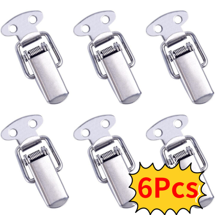 Silver Iron Nickel Plated Hardware Luggage Lock Box Lock (Set Of 6 ...