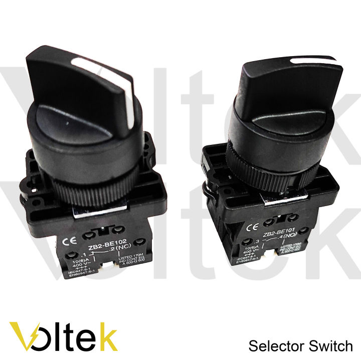 Selector Switch 30mm latching rotary 2 position and 3 position ...