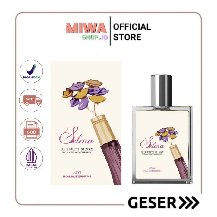Miwa - [BPOM] Parfum Selena 50ml / Parfum Wanita Selena 50ml / Minyak ...