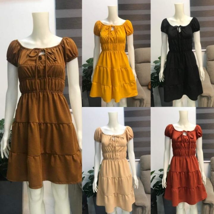 VIEN garterized Layer Dress | Lazada PH