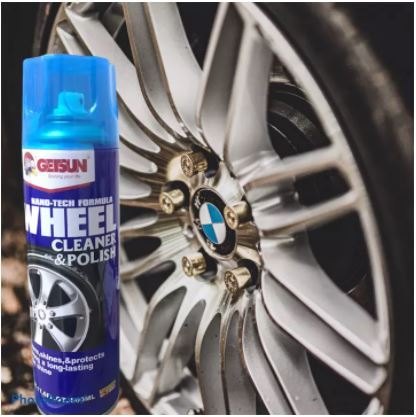 Getsun Wheel Cleaner & Polish สเปรย์ทำความสะอาดล้อแม็กซ์ และพื้นผิวโลหะ ...