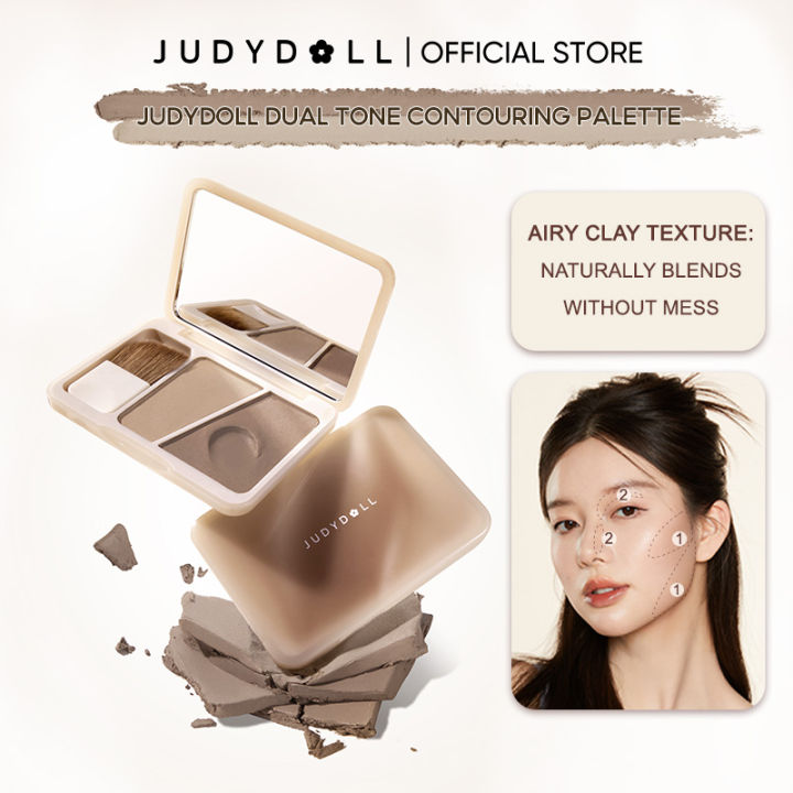 Judydoll Dual Tone Contouring Palette Contouring Cream Side Shadow Nose ...
