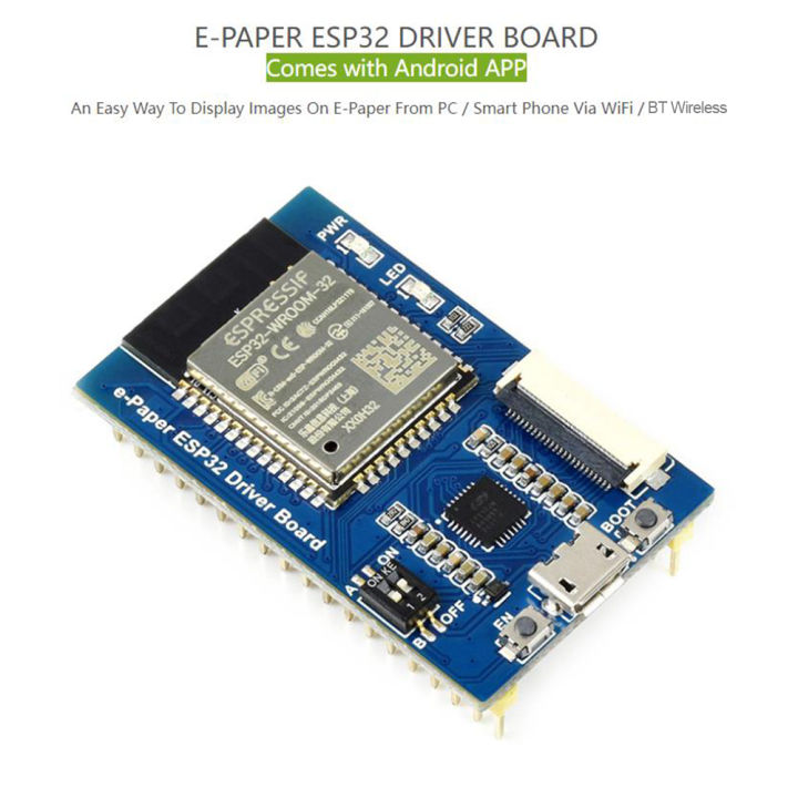 ESP32 E-ink Display Screen Module WiFi Wireless Powered Epaper Module ...